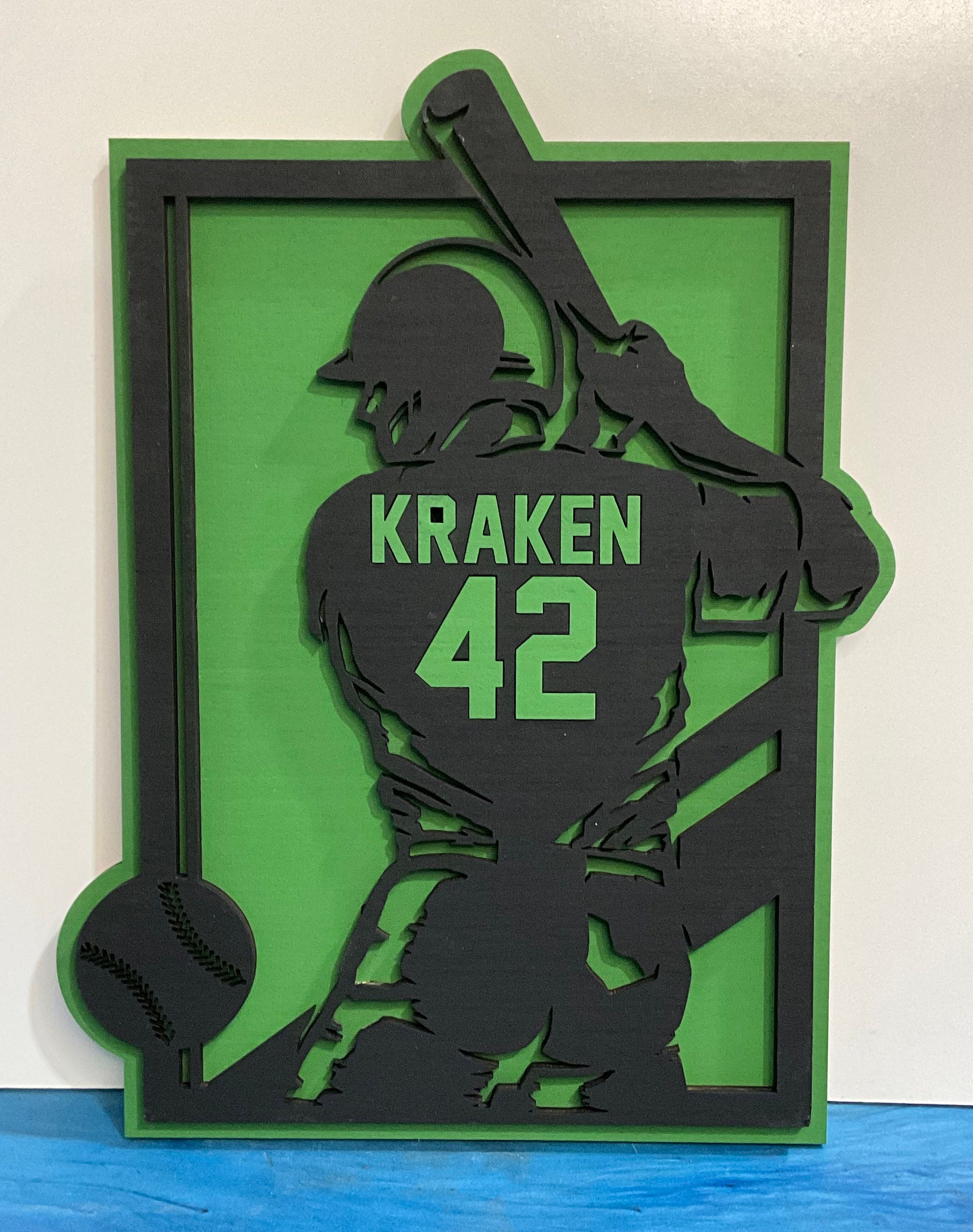 Custom Baseball Player Sign, Personalized Name Player Sign for High ...
