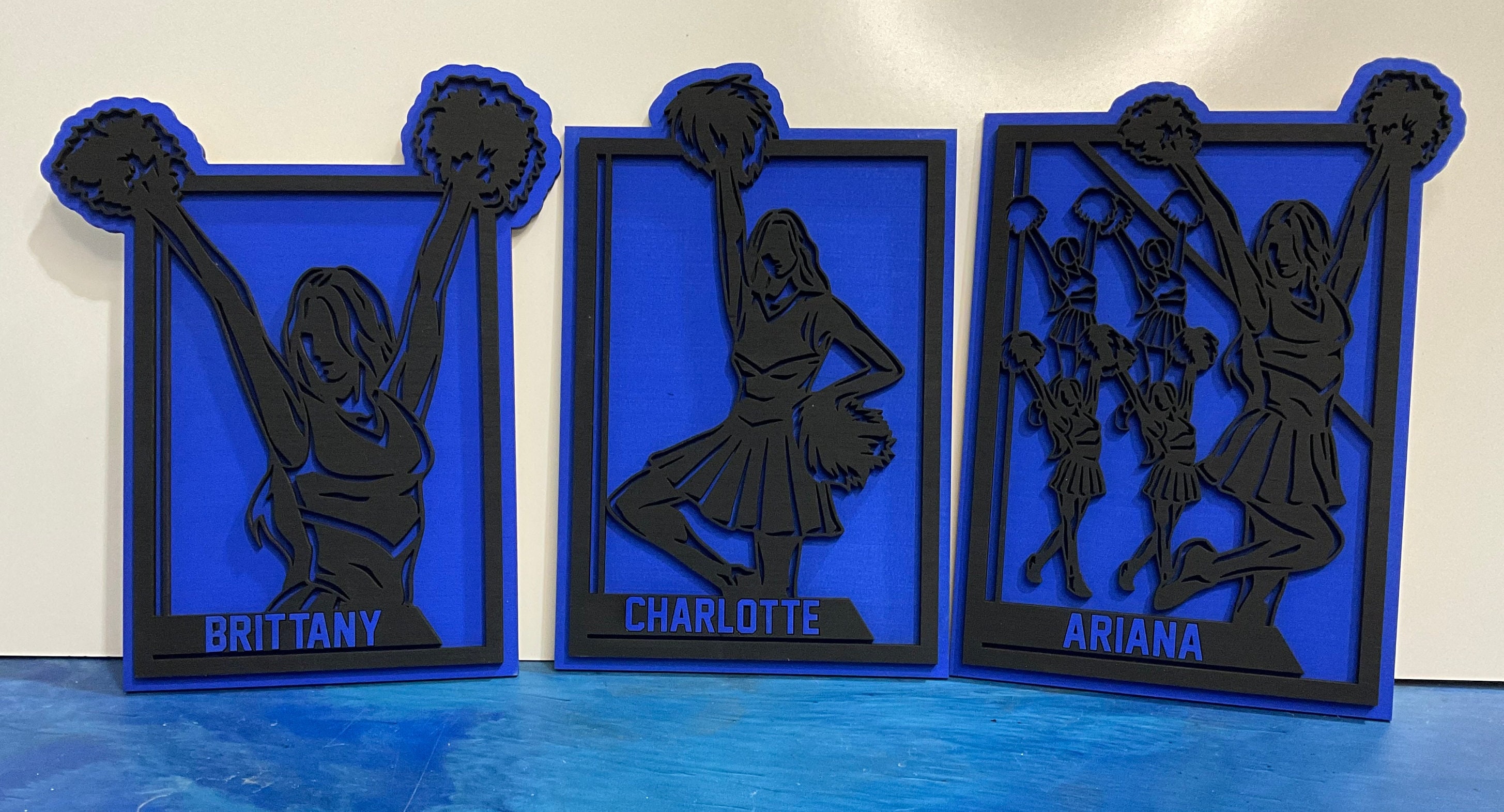 Custom Cheer Player Sign, Personalized Name Sign for Seniors, Cheer ...