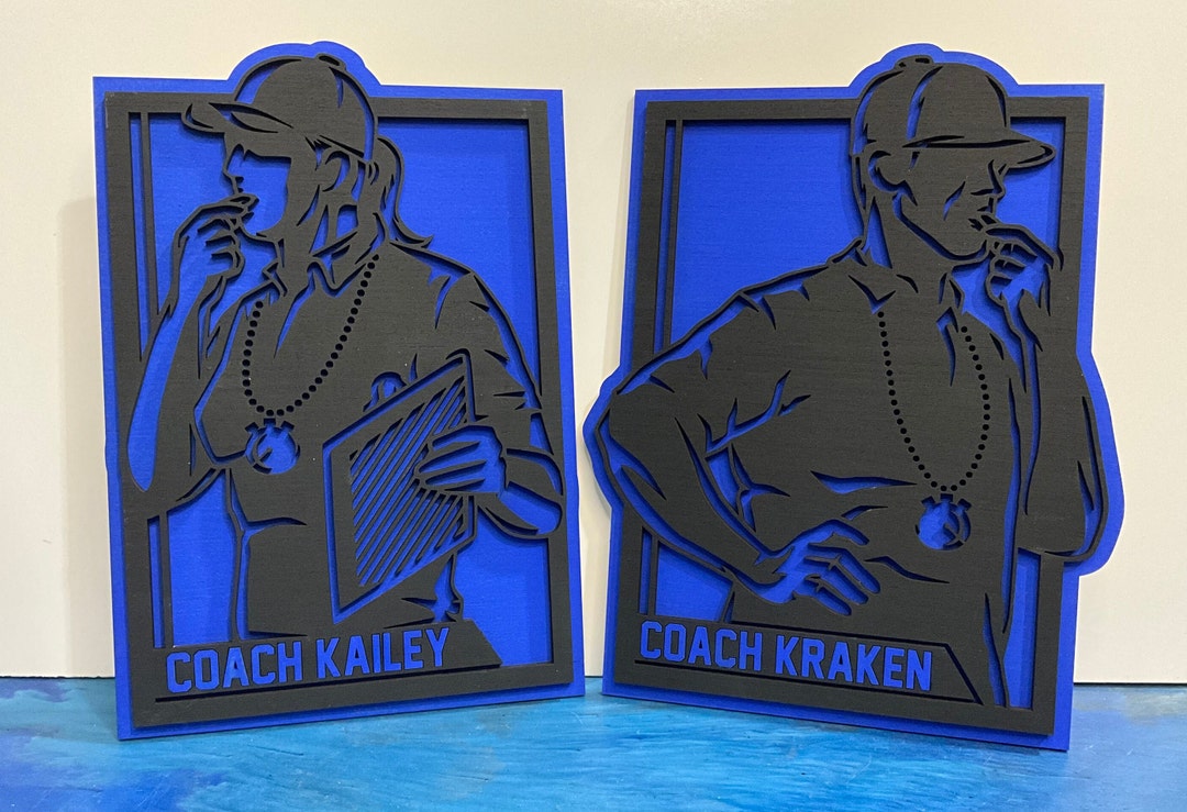 Custom Coach Sign, Personalized Name Sign for Coaches, Coach Gift ...