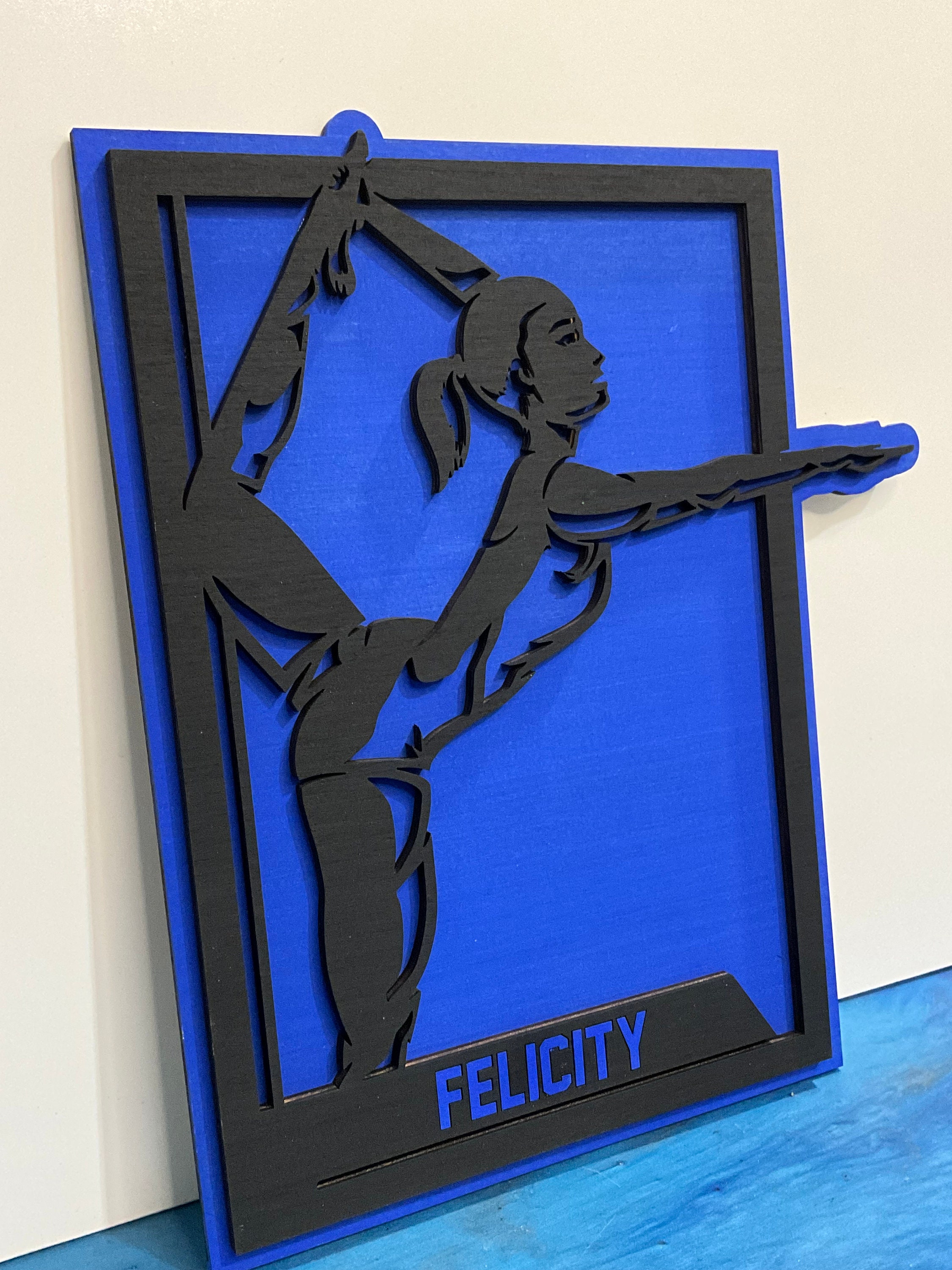 Custom Gymnast Player Sign, Personalized Name Sign for Seniors, Gymnast ...