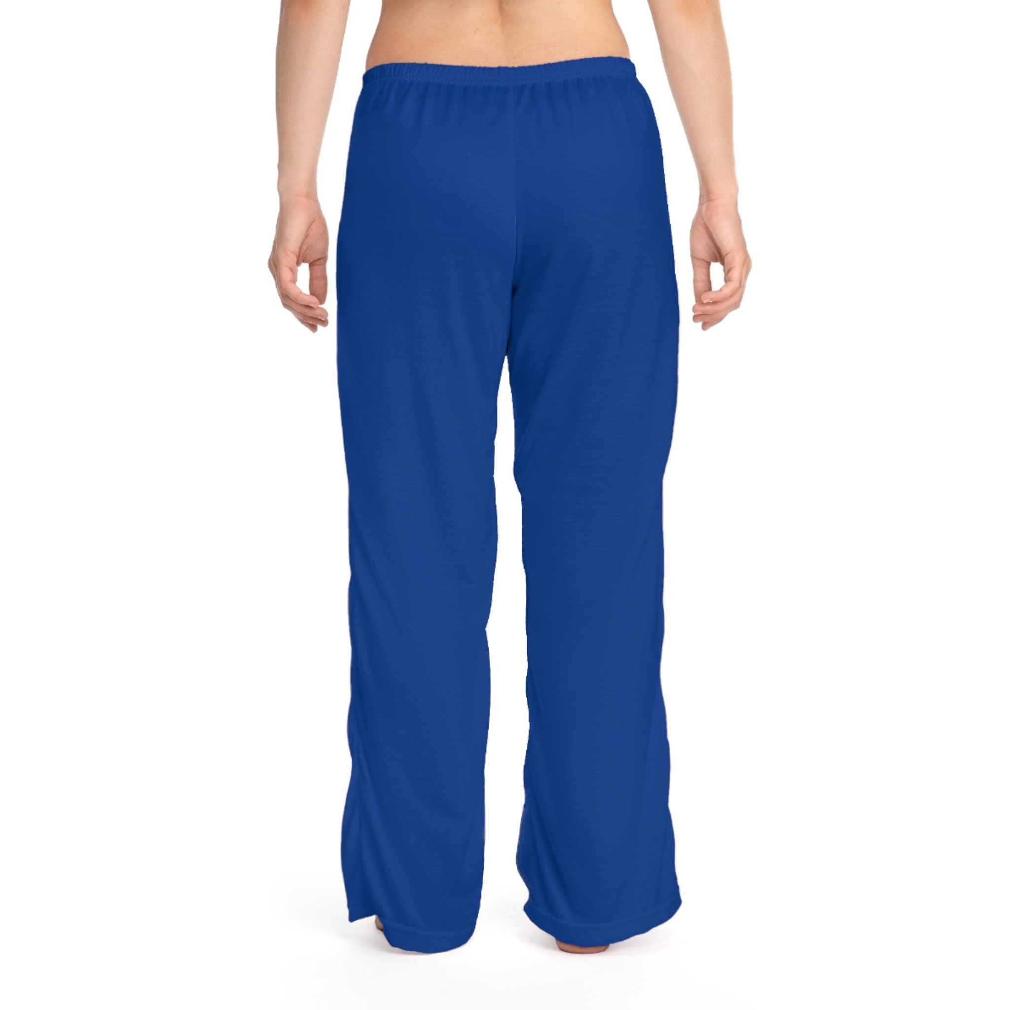 Blue Plaid Women's Pajama Pants (AOP) - Etsy