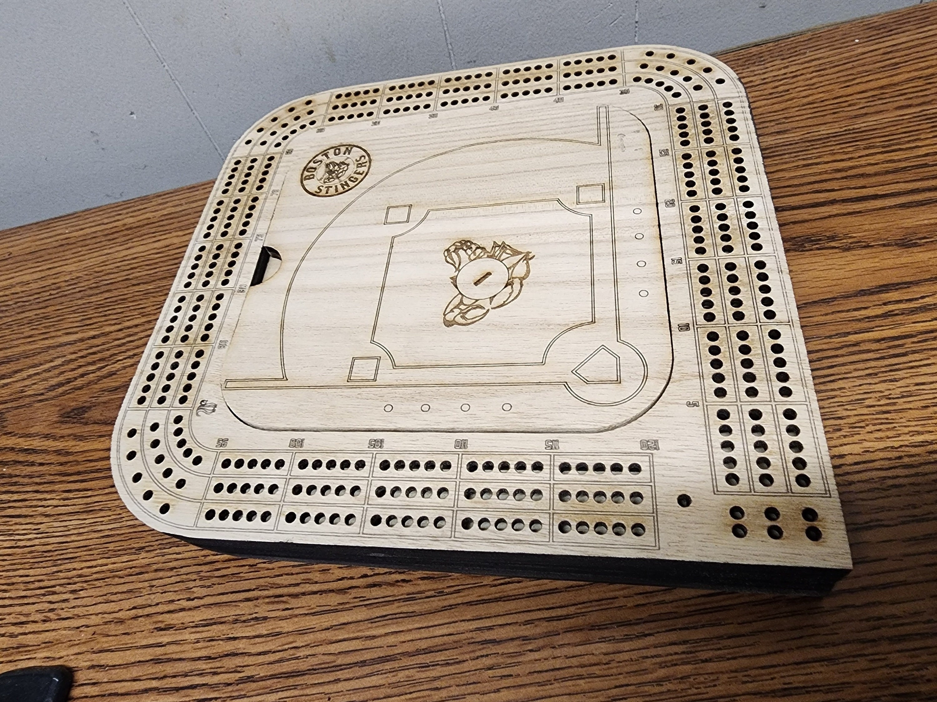 Baseball Cribbage Board: Custom Logo, Choose a Team, Choose a Logo AND ...