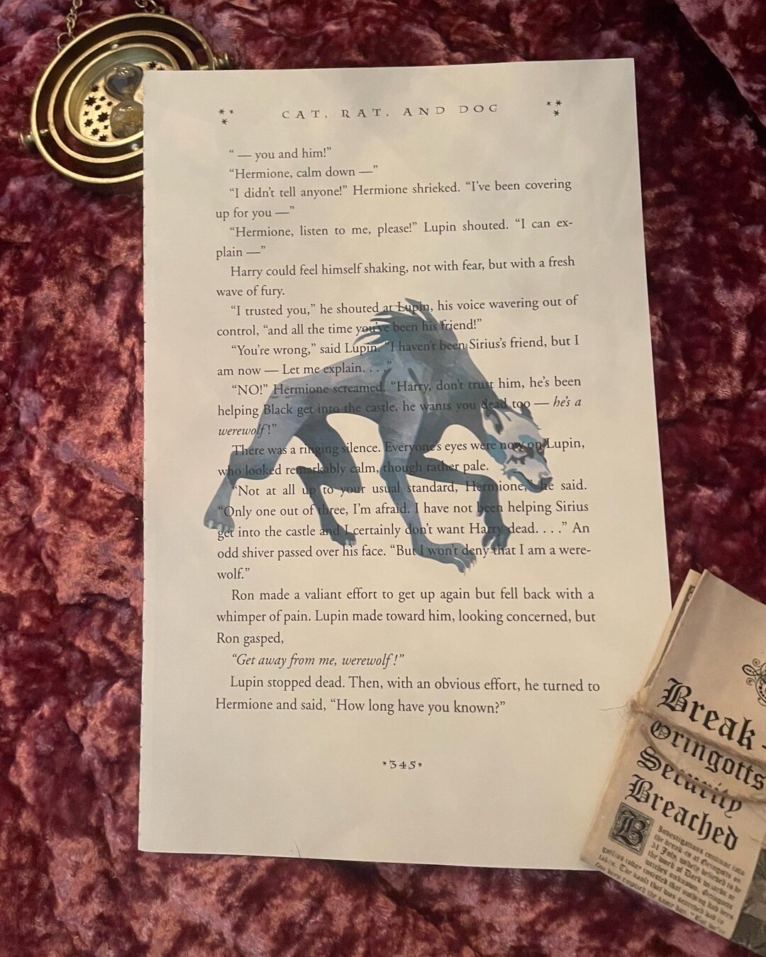 Upcycled Harry Potter Book Page Wall Art Harry Potter Inspired Book ...