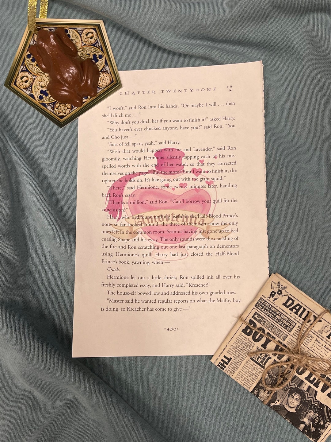 Upcycled Harry Potter Book Page Wall Art Harry Potter Inspired Book ...