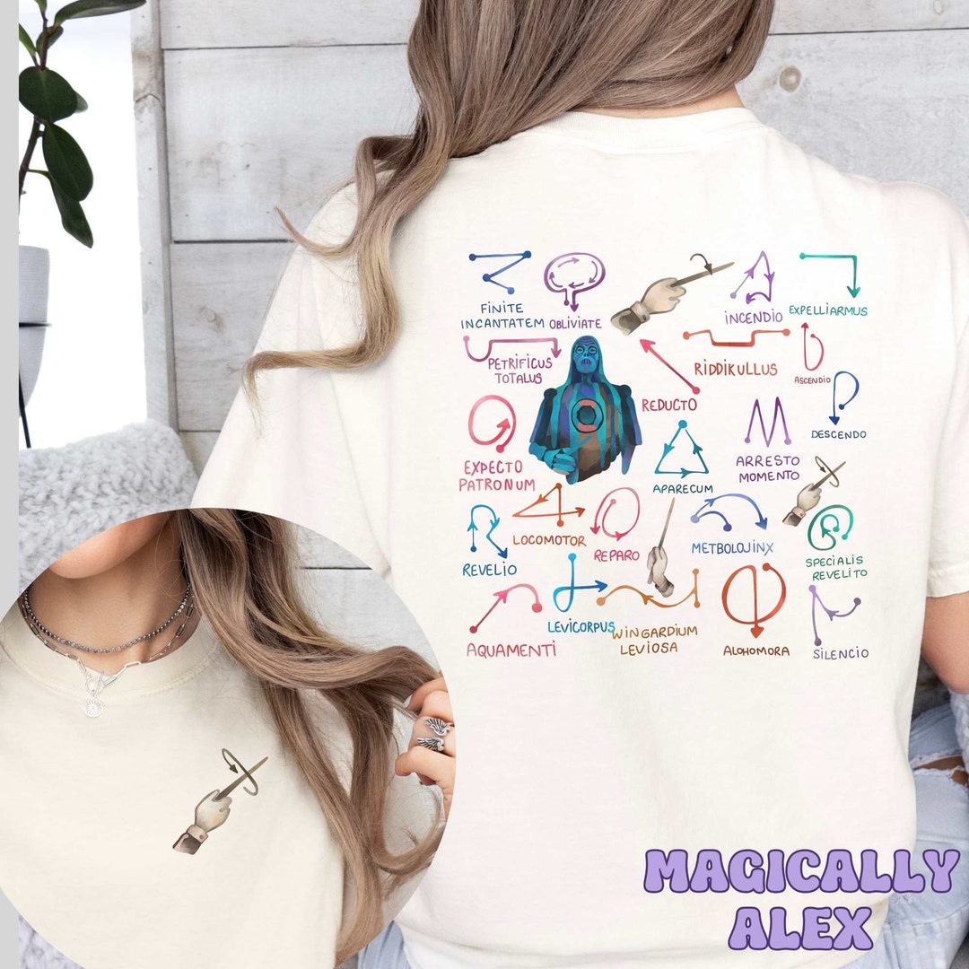 Comfort Colors Magical Shirt Spell Tshirt Potter Shirt Universal ...
