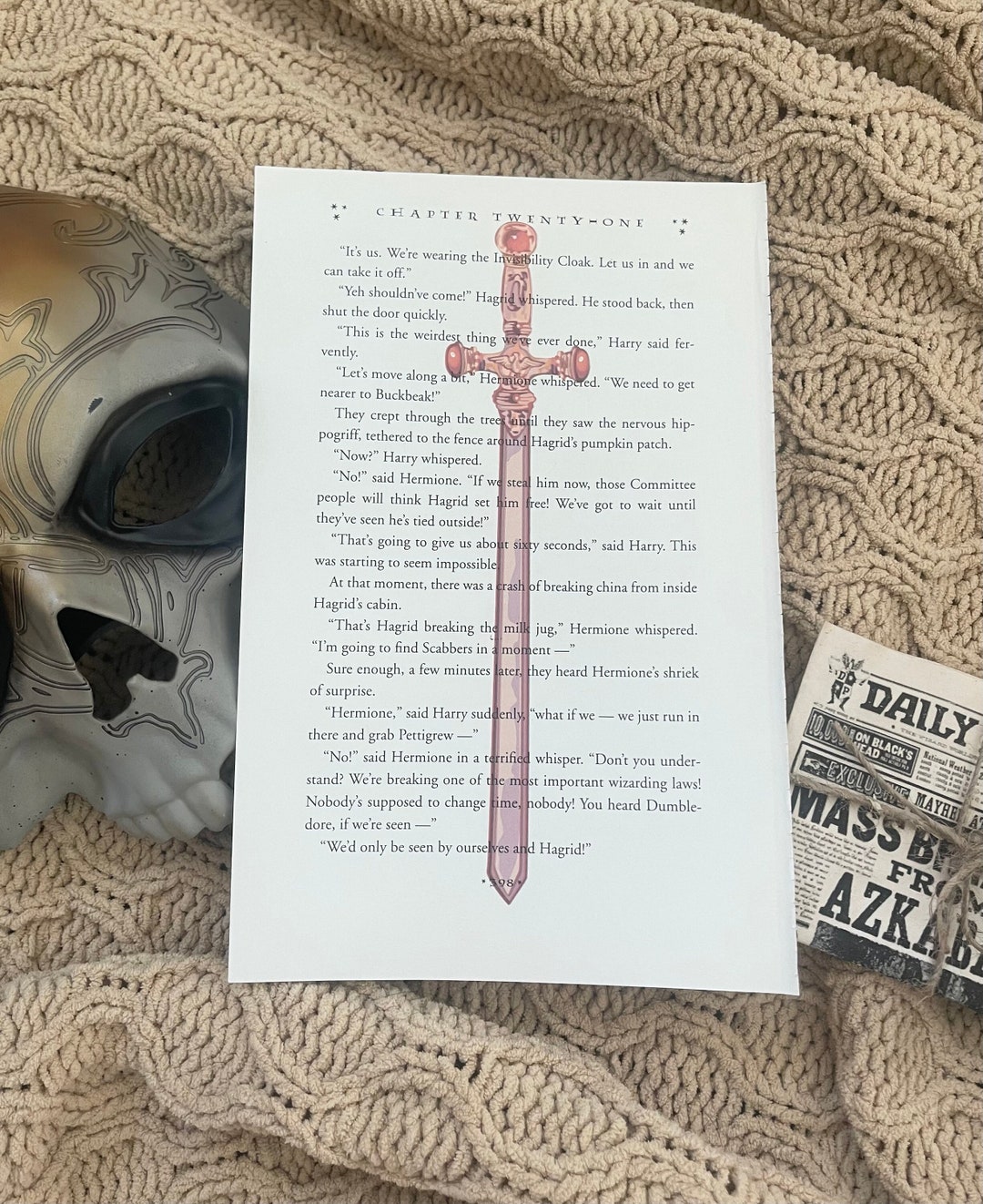 Upcycled Harry Potter Book Page Wall Art Harry Potter Inspired Book ...