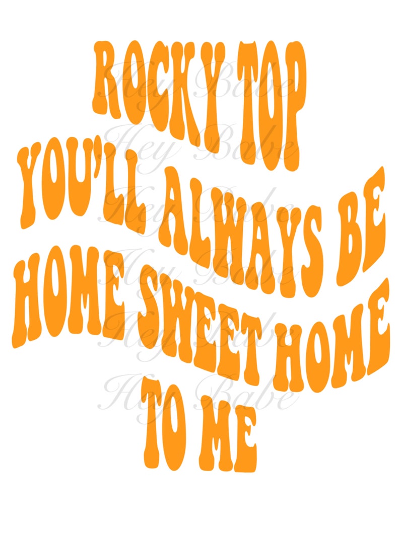 Tn Vols Rocky Top PNG Digital Instant Download - Etsy