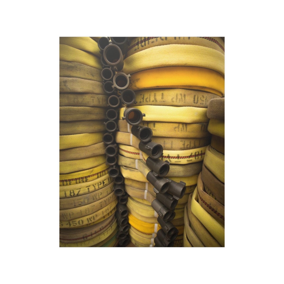 Fire Hose Print Wild Land Fire Print at Salmon River Complex Yreka, CA ...
