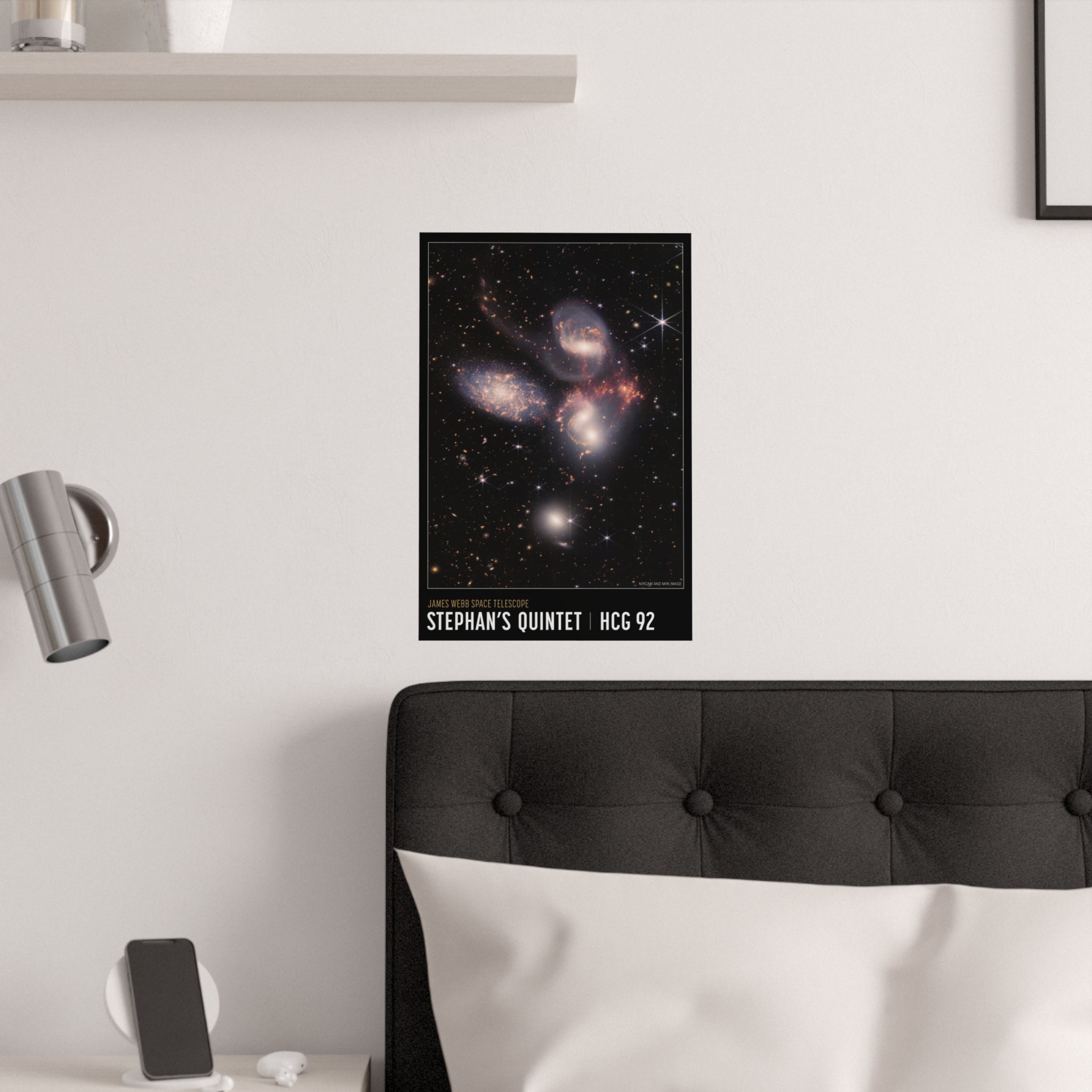 Nasa's James Webb Space Telescope Photograph | Stephan's Quintet B| HCG ...