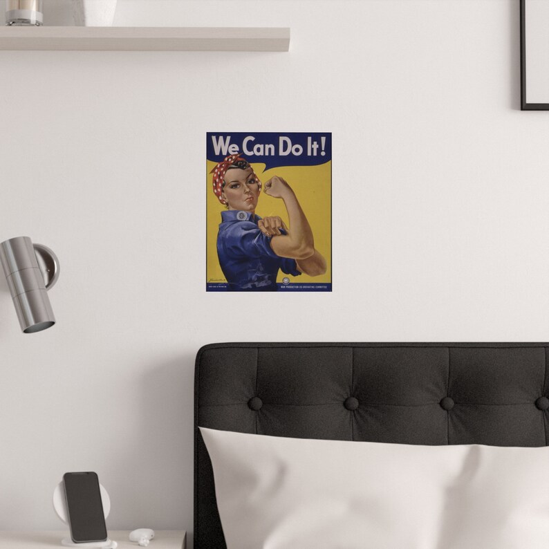 Rosie the Riveter | We Can Do It | Print | US WW2 Propaganda - Etsy