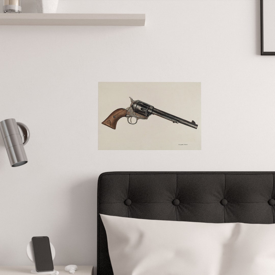 Vintage Revolver Print | 1942 | by Elizabeth Johnson. Original From the ...