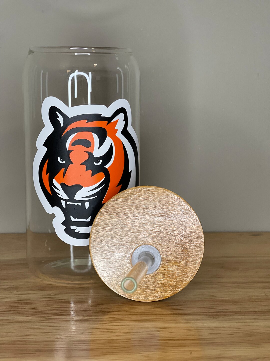 16oz Bengal Libby Glass Bengals Beer Can Bengals Football - Etsy