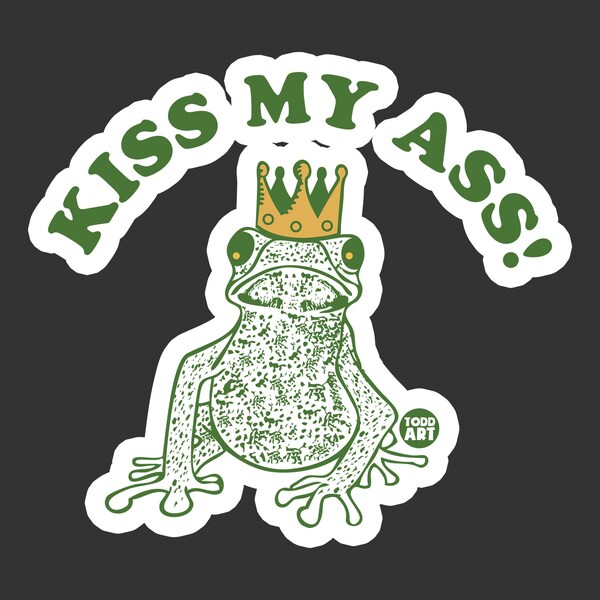 Frog Ass Stickers Etsy