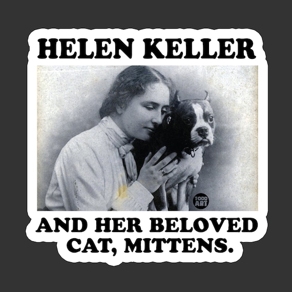 Helen Keller With Her Dog