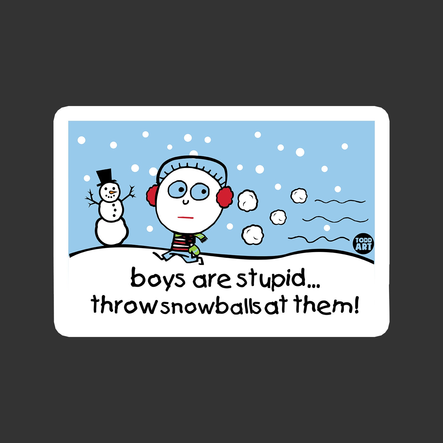 Girls Are Stupid Throw Rocks At Them