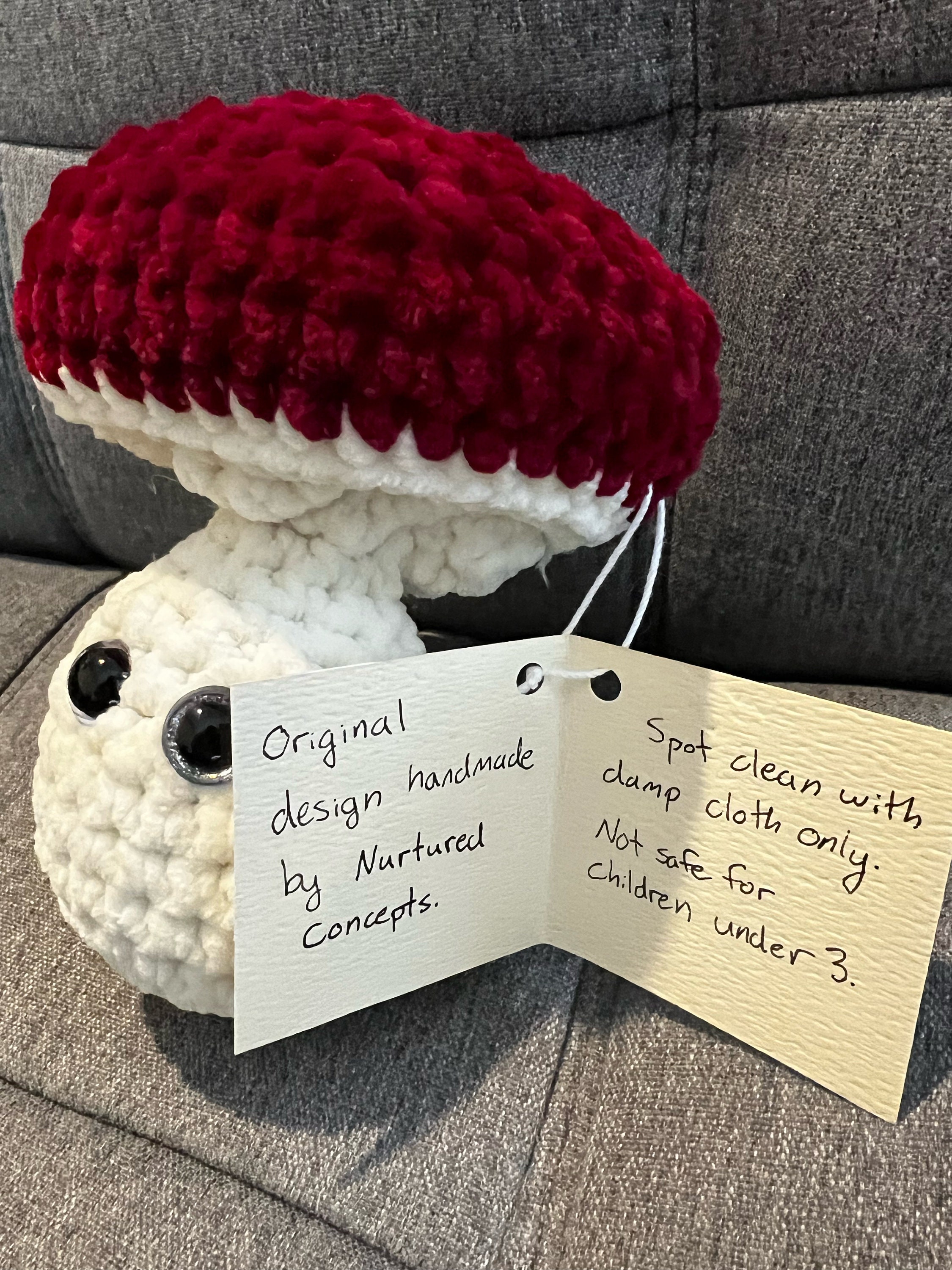 Mushling Mushroom Crochet Stuffed Animal - Etsy