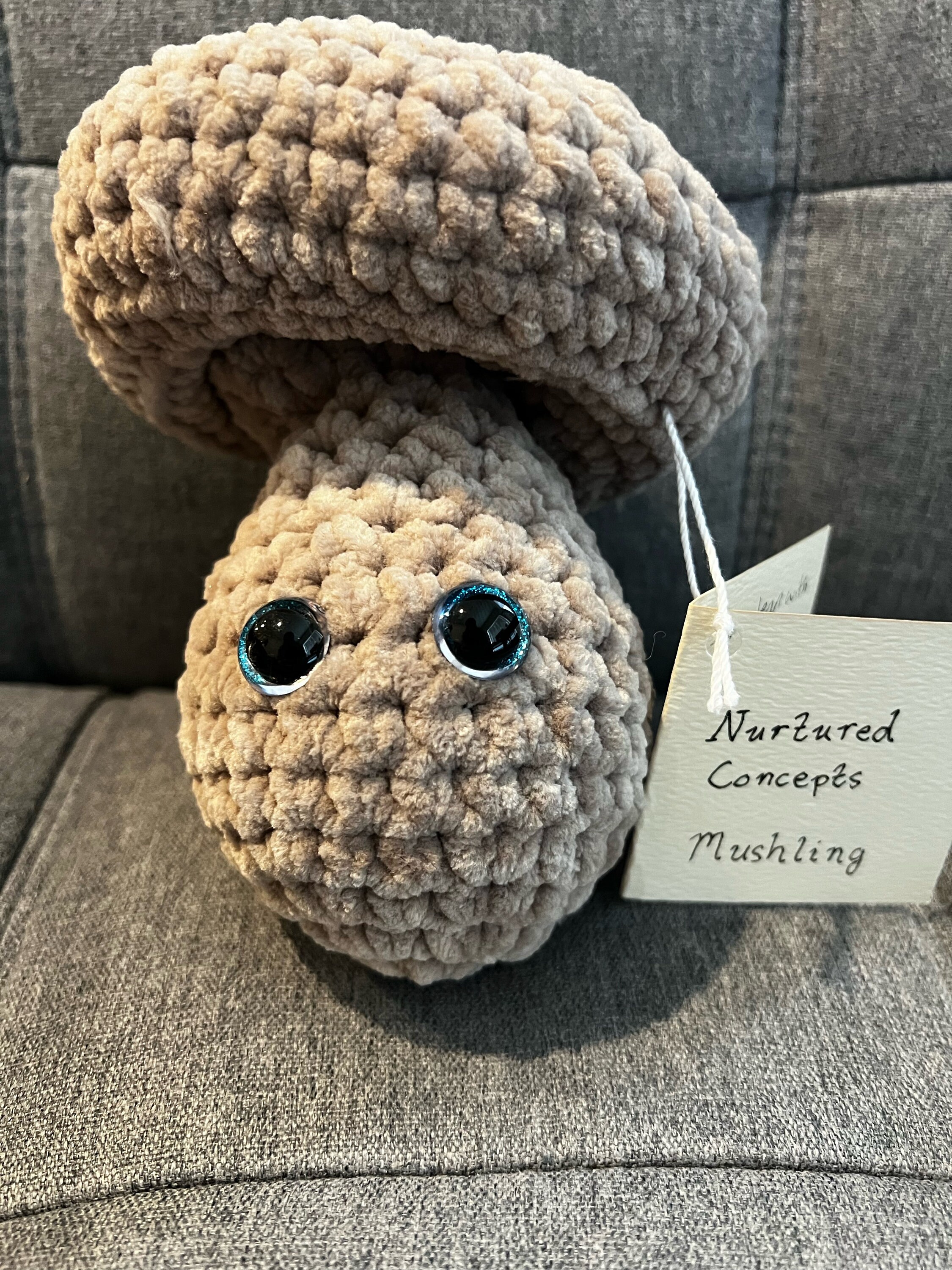 Mushling Mushroom Crochet Stuffed Animal - Etsy