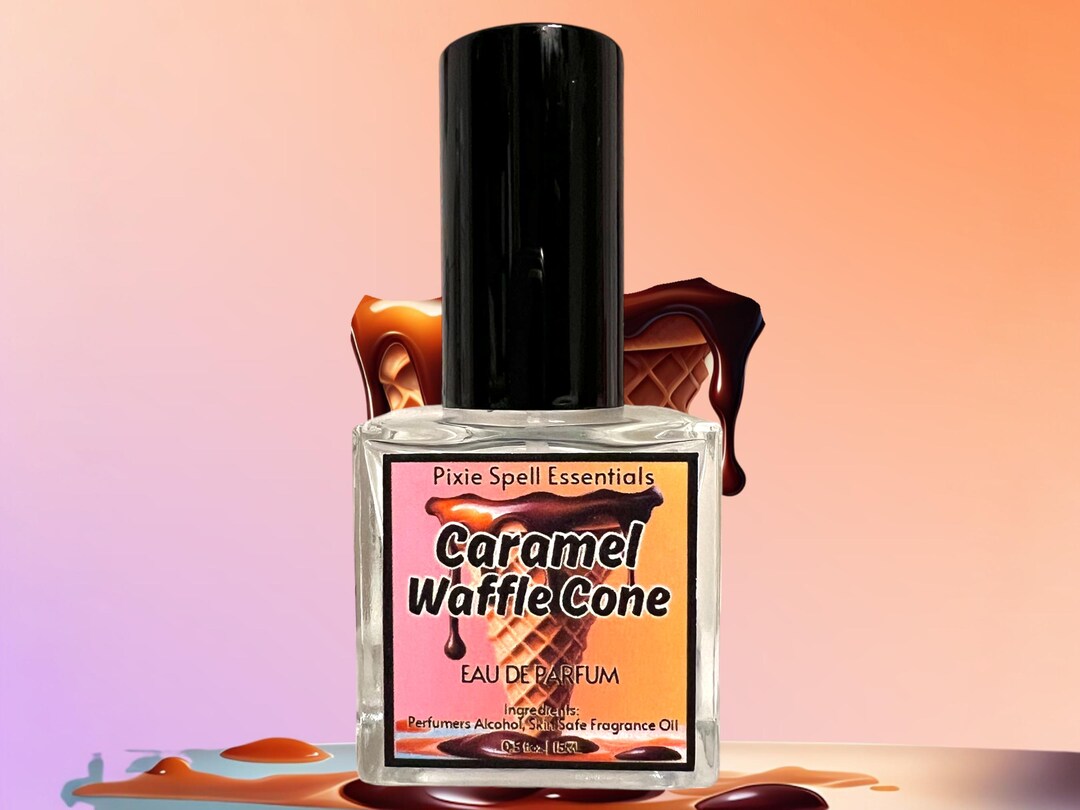 Caramel Waffle Cone Fragrance. Warm Aroma of Buttery Caramel Cream ...