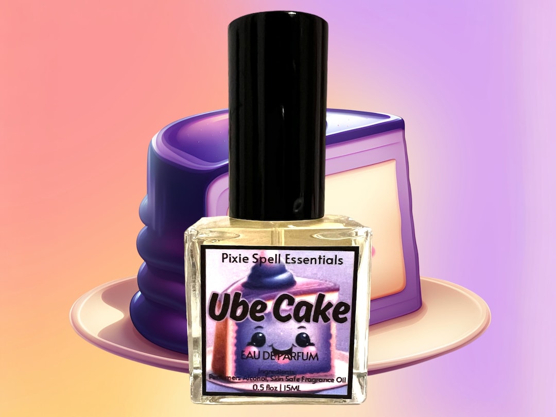 Ube Cake Fragrance. Traditional Filipino Chiffon, Sponge Cake, Sweet ...