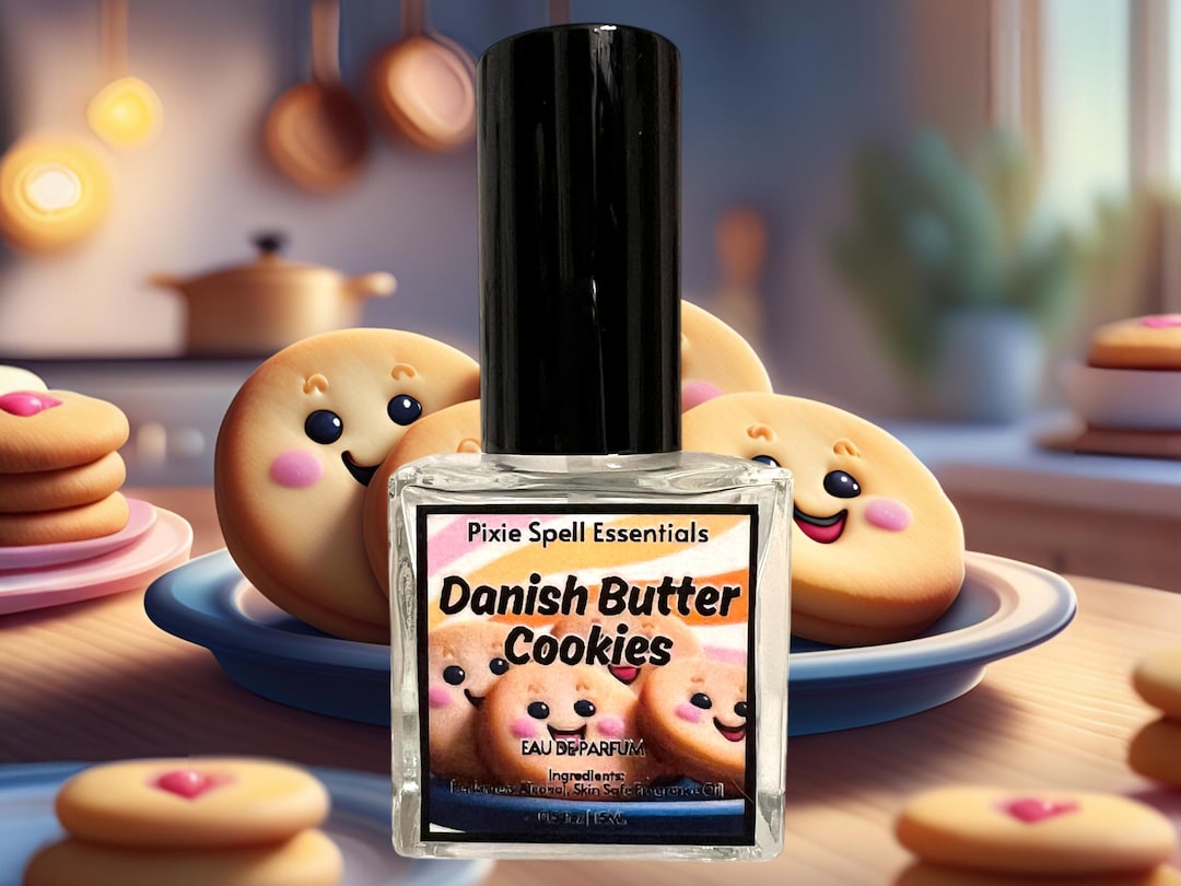 Danish Butter Cookies Fragrance. Buttery Smooth Freshly Churned Cream ...