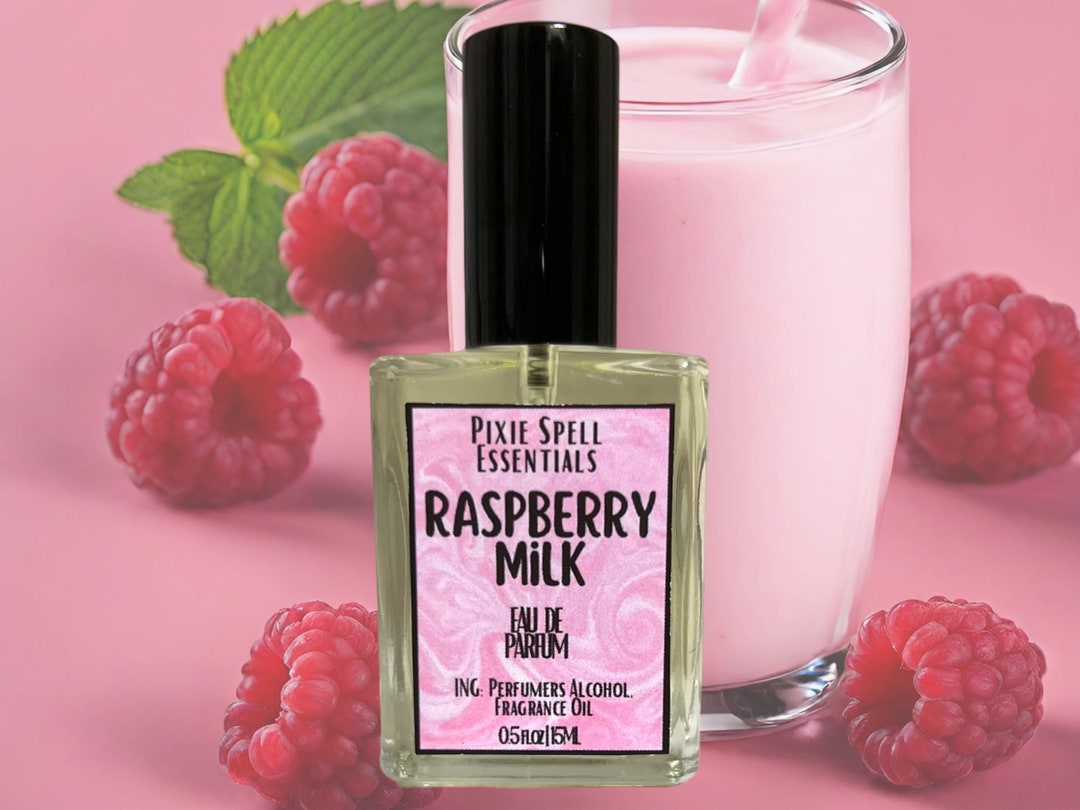 Raspberry Milk Fragrance. Delicate Rose Syrup, Sweet Crushed ...