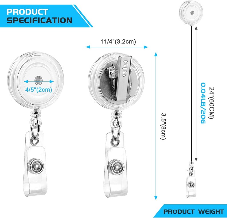 Poop Emoji Badge Reel, Poop Emoji, Retractable, Interchangeable ...