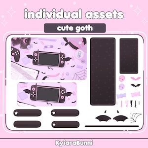 ANIMATED Pastel Goth Bat Kitty Demon Devil Spooky Halloween Aesthetic ...