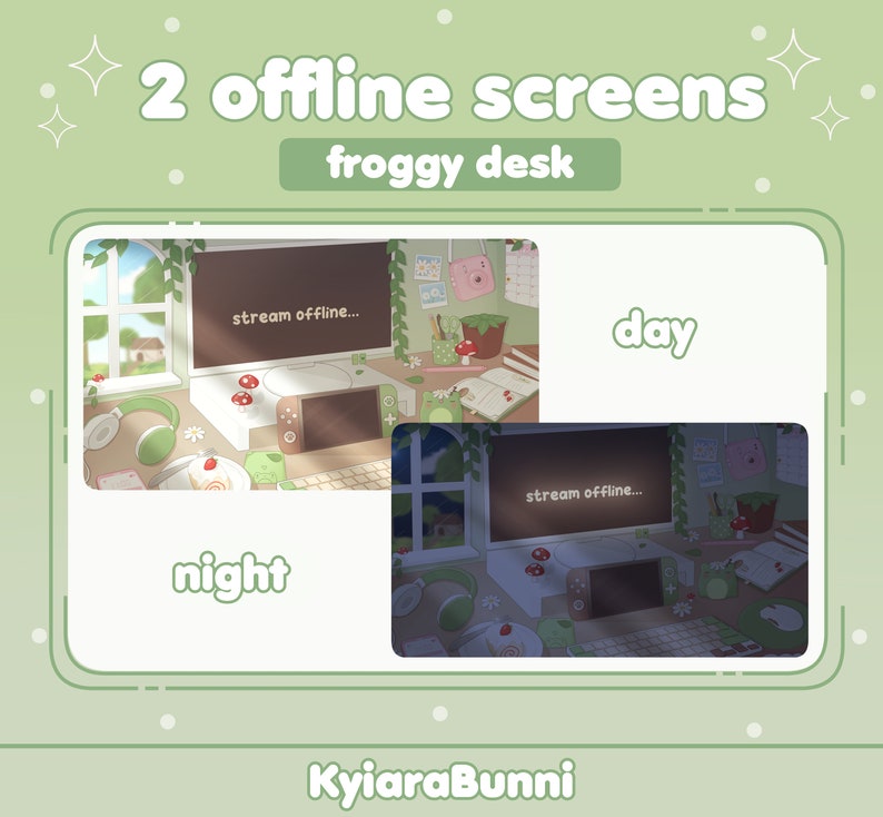 ANIMATED Froggy Cozy Cottagecore Lofi Desk Aesthetic Twitch Stream ...