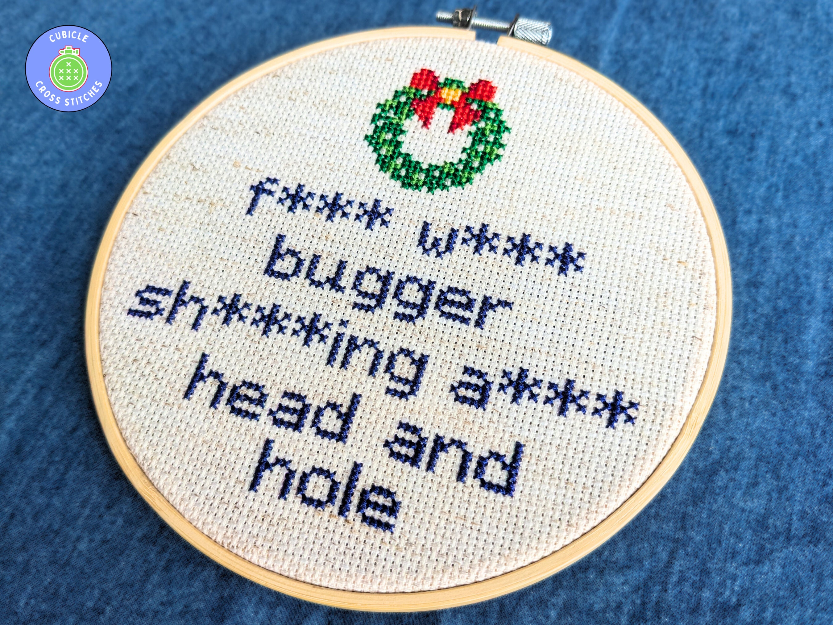 Sweary Christmas Cross Stitch Pattern, Love Actually Billy Mack Movie ...