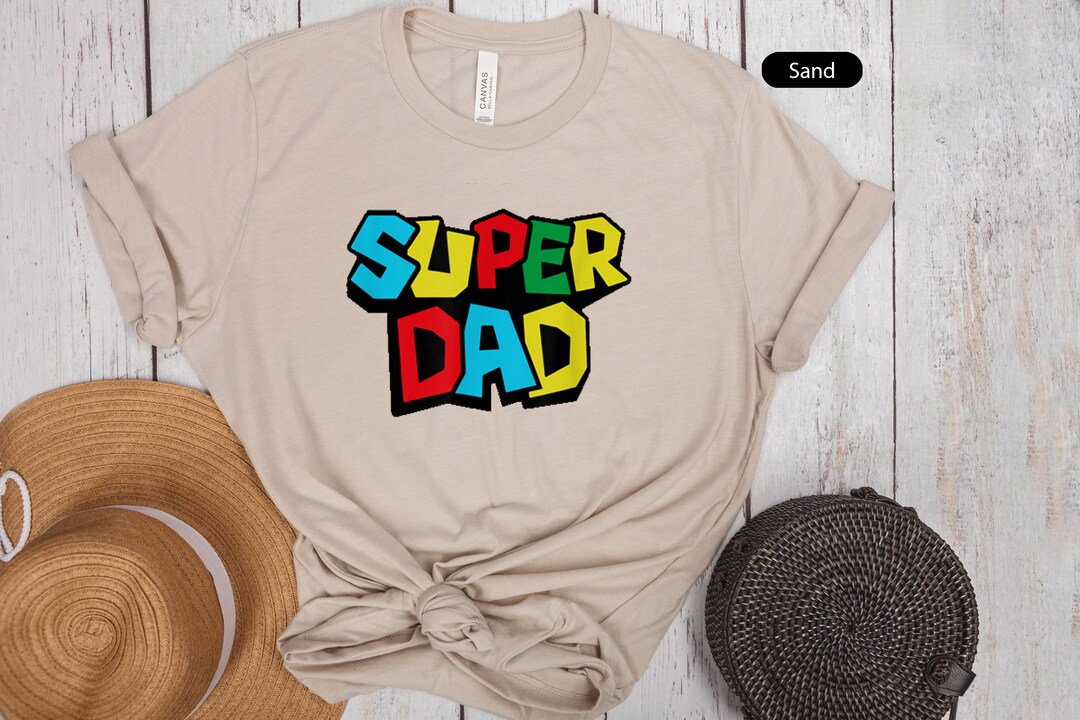 Super Dad Vintage Sweatshirt Super Mario Fathers Day - Etsy