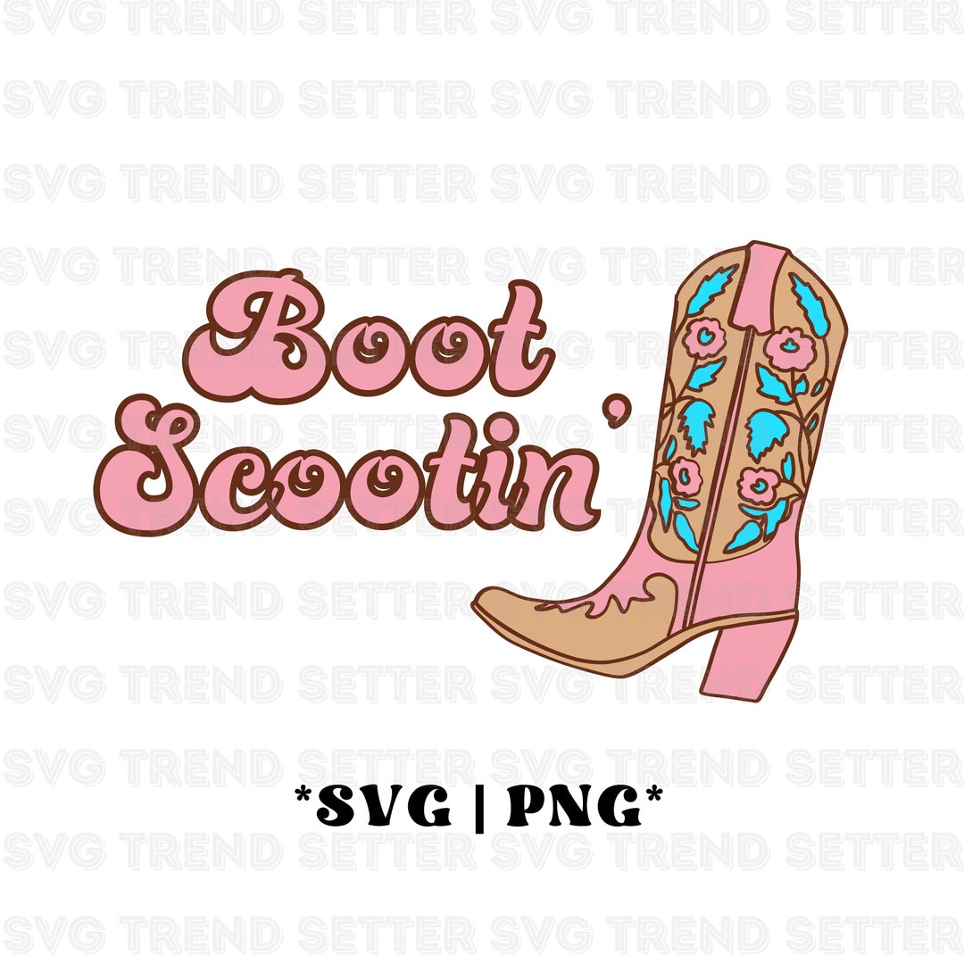 Boot Scootin Png Country Svg Western Svg Disco Cowgirl Svg - Etsy Sweden