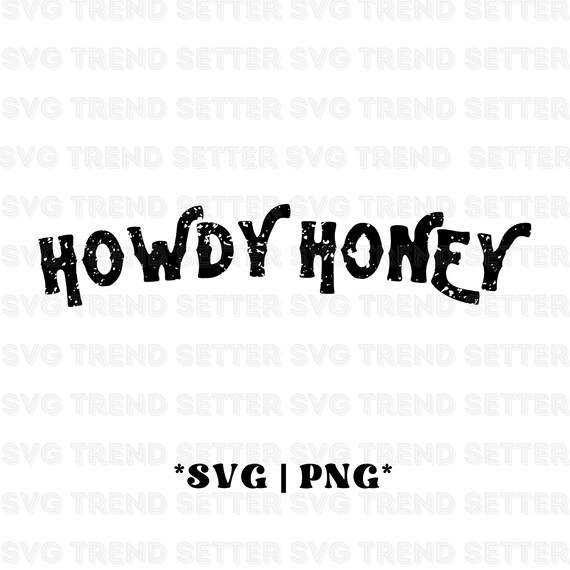 Black And White Howdy Pardner