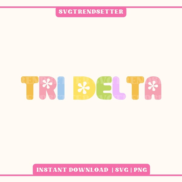 Tri Delta - Etsy