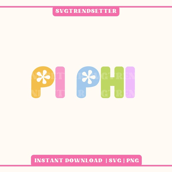 Pi Phi - Etsy
