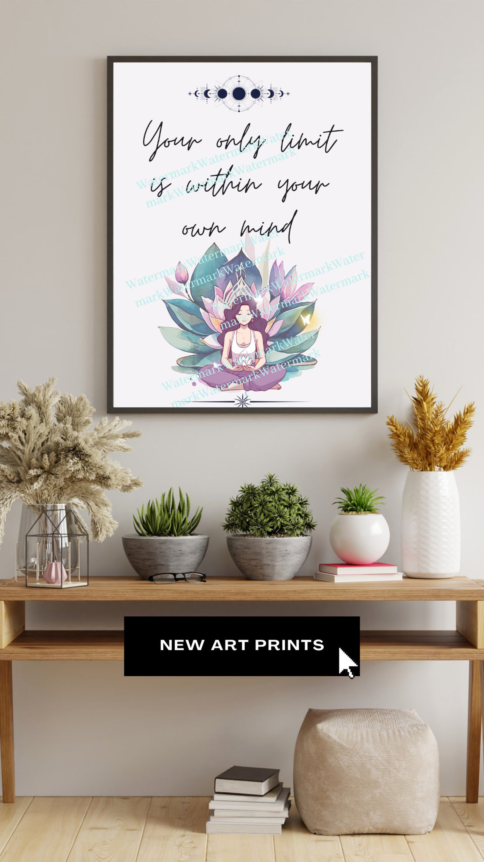Digital Print, Inspirational Quotes, Positive Quotes, Boho, Manifestation, Wall Art, Wall Decor ...