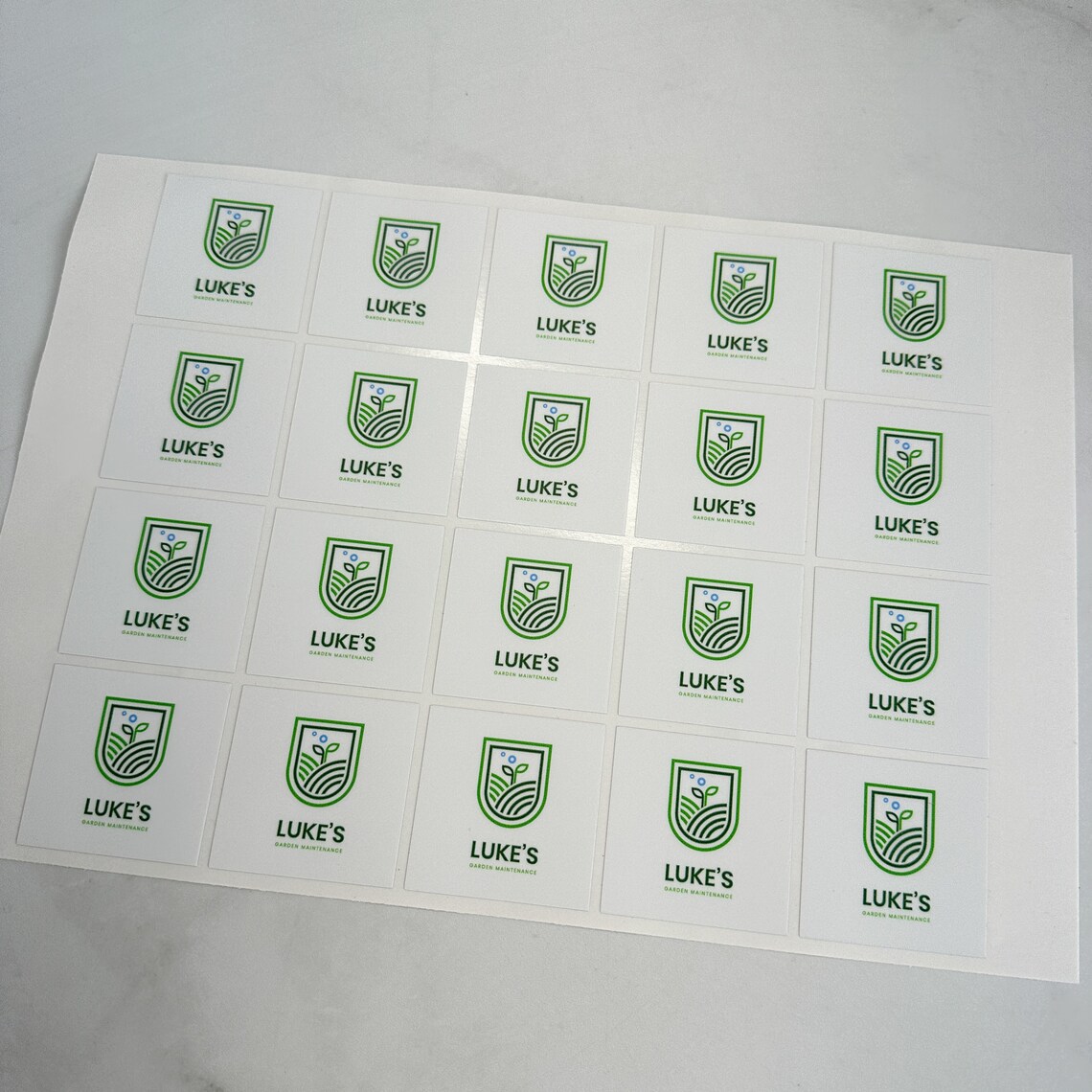 Square Stickers Sheet, Custom Stickers With Your Design, Branding ...