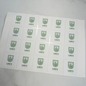 Square Stickers Sheet, Custom Stickers With Your Design, Branding ...