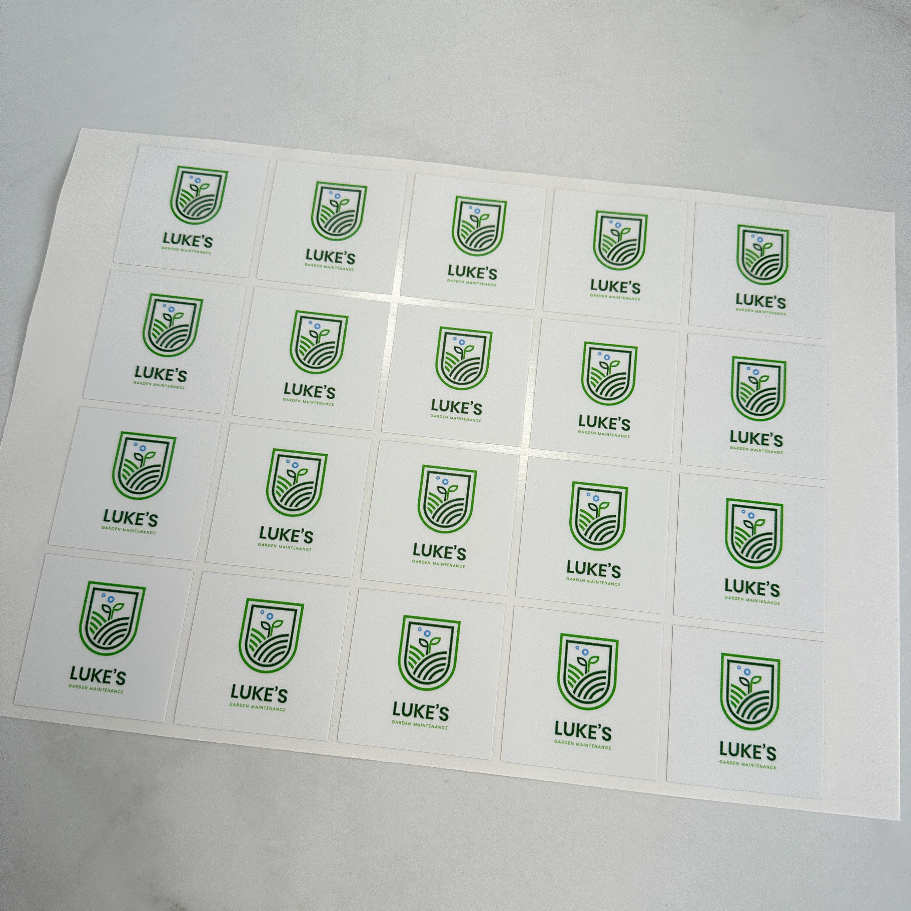 Square Stickers Sheet, Custom Stickers With Your Design, Branding ...