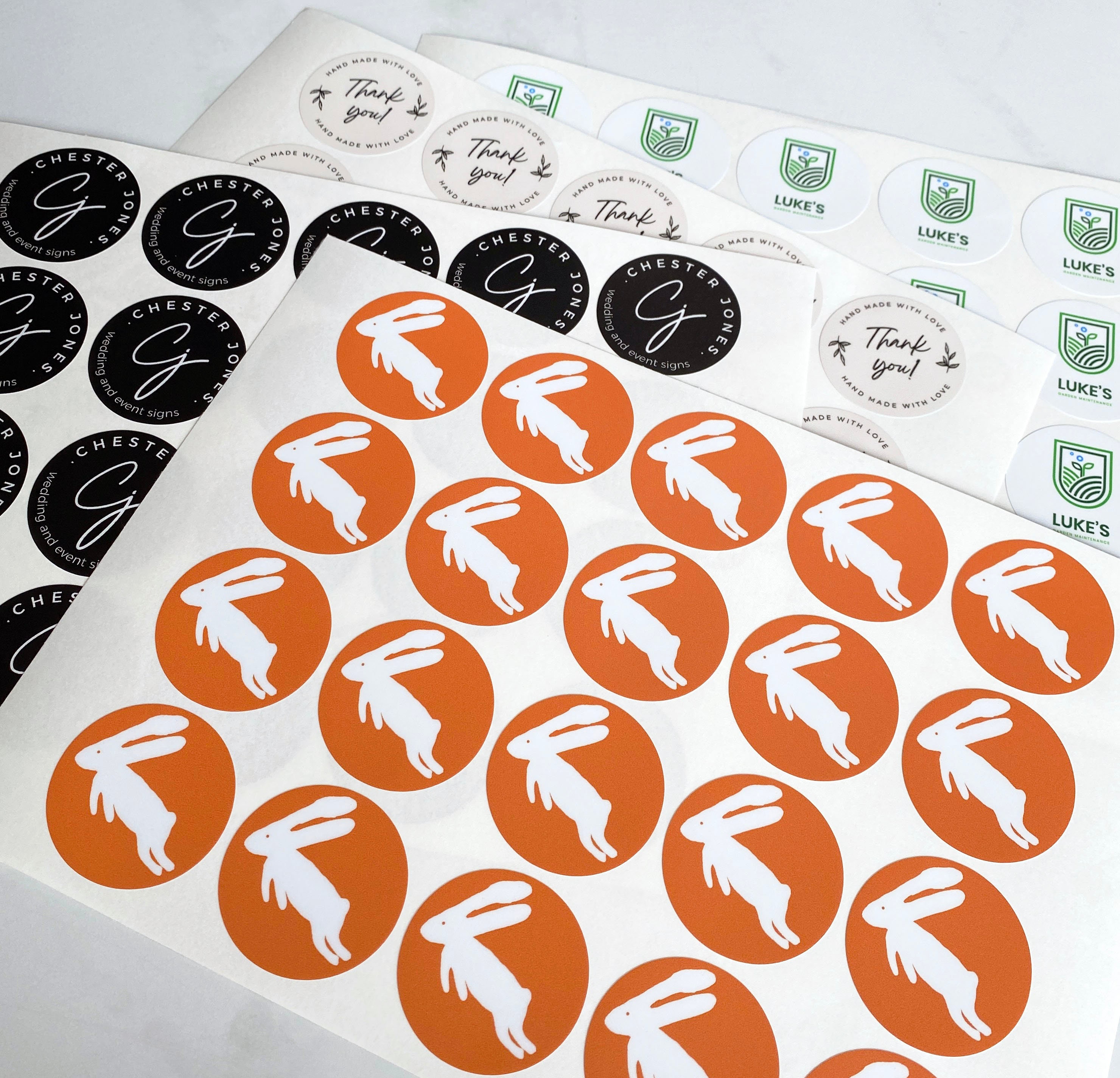 Custom Round Stickers With Your Design, Personalized Vinyl Stickers ...