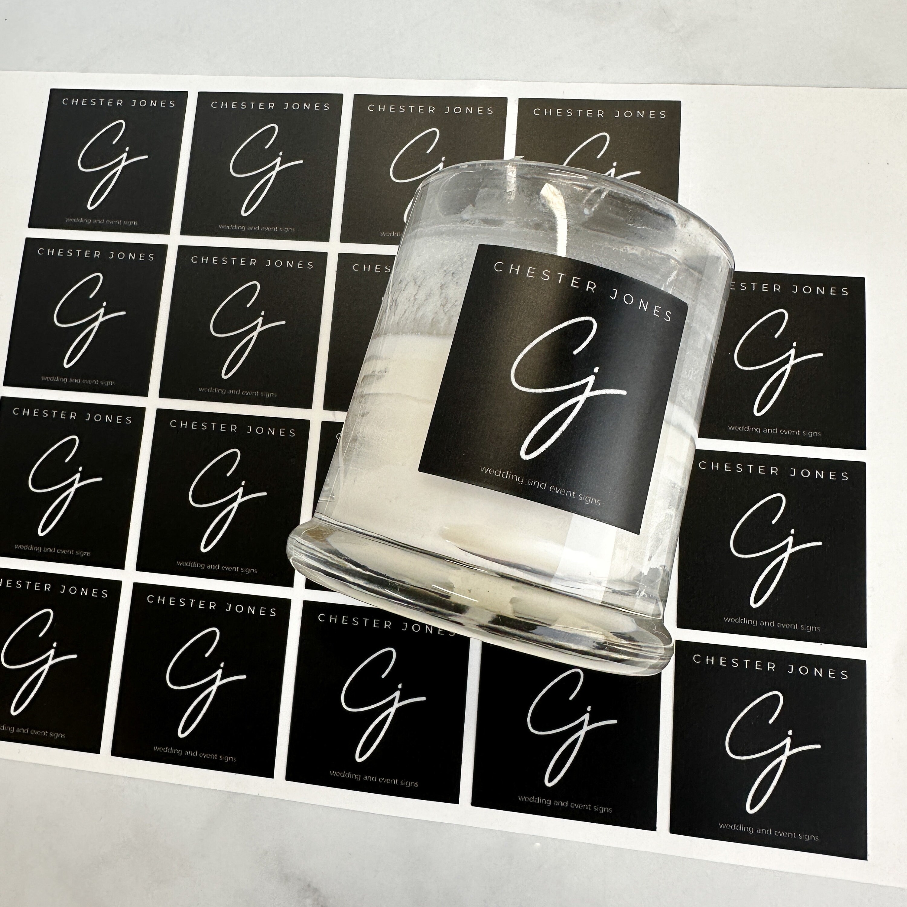 Square Stickers Sheet, Custom Stickers With Your Design, Branding ...
