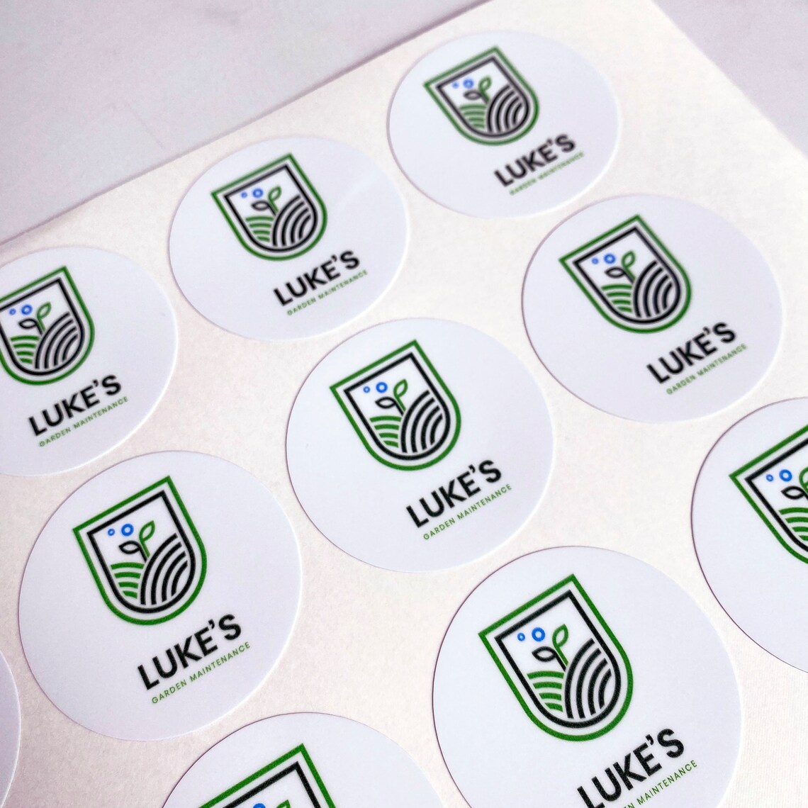 Custom Round Stickers With Your Design, Personalized Vinyl Stickers ...