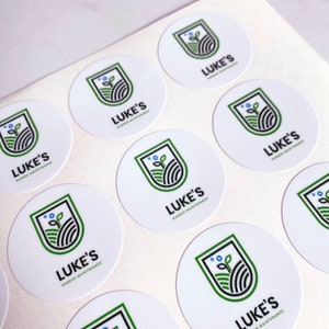 Custom Round Stickers With Your Design, Personalized Vinyl Stickers ...