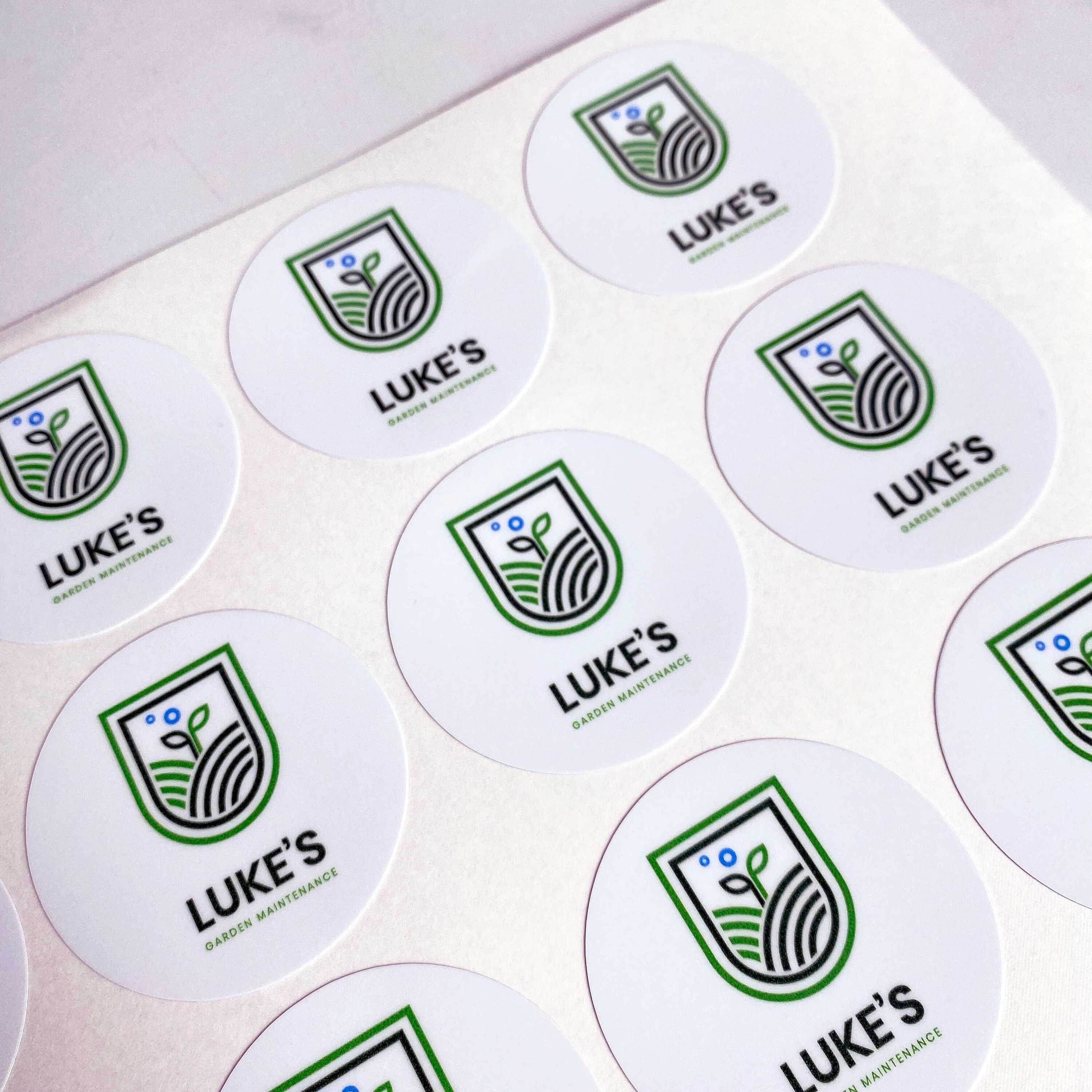 Personalized Logo Stickers, Custom Stickers Sheet, Round Sticker Labels ...