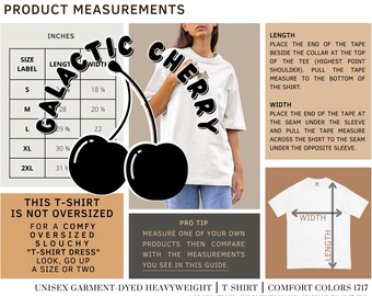 Minimal Sizing Chart - Etsy