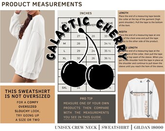 Minimal Sizing Chart - Etsy