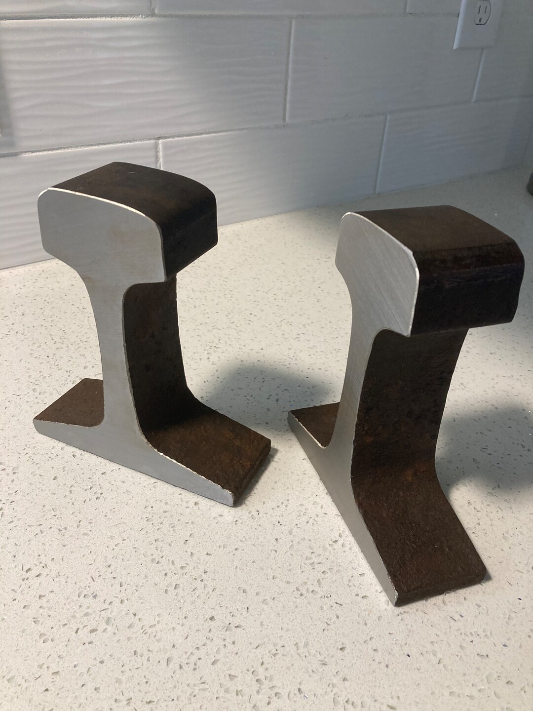 Railroad Track Bookends - Etsy