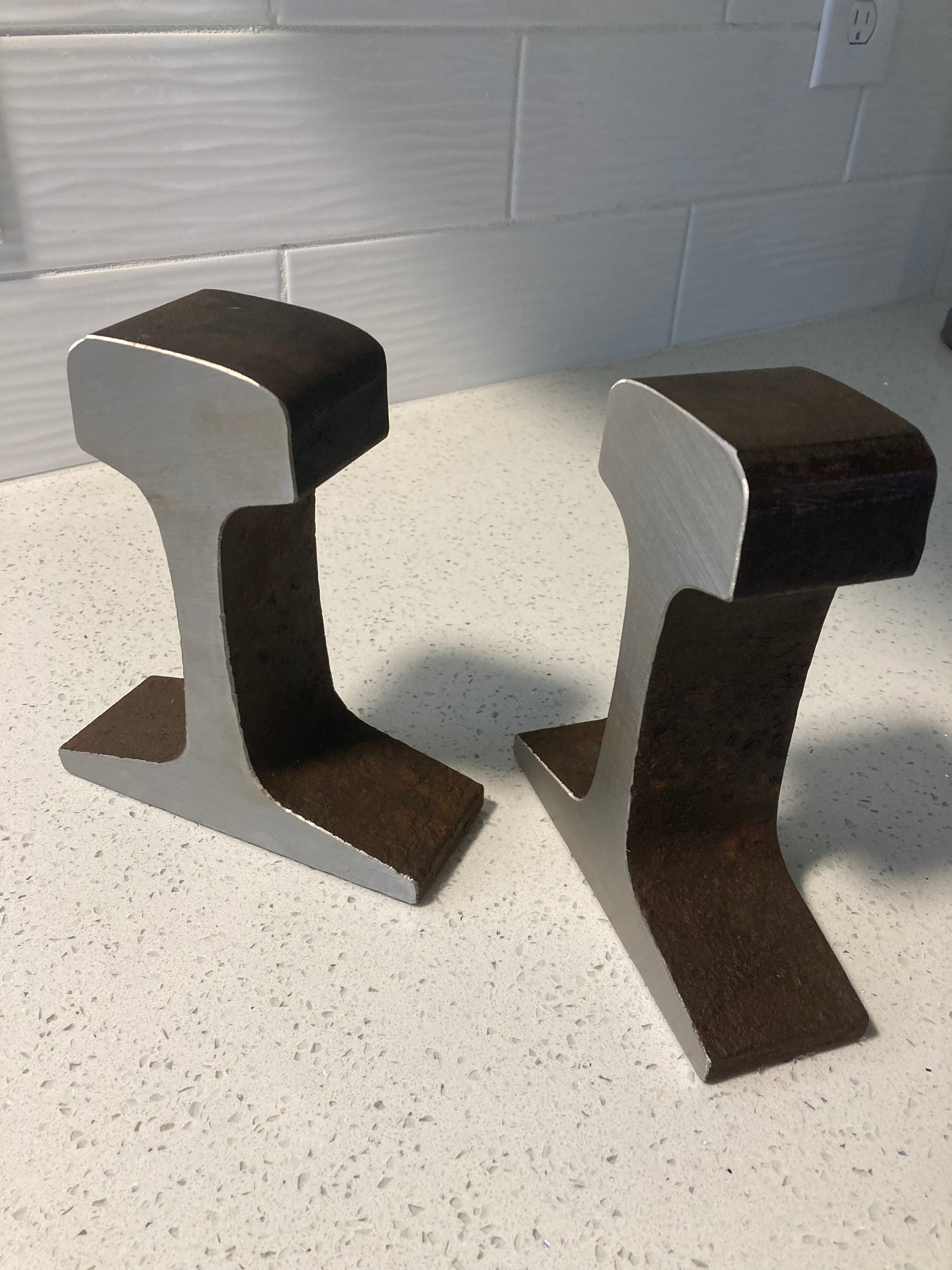 Railroad Track Bookends - Etsy