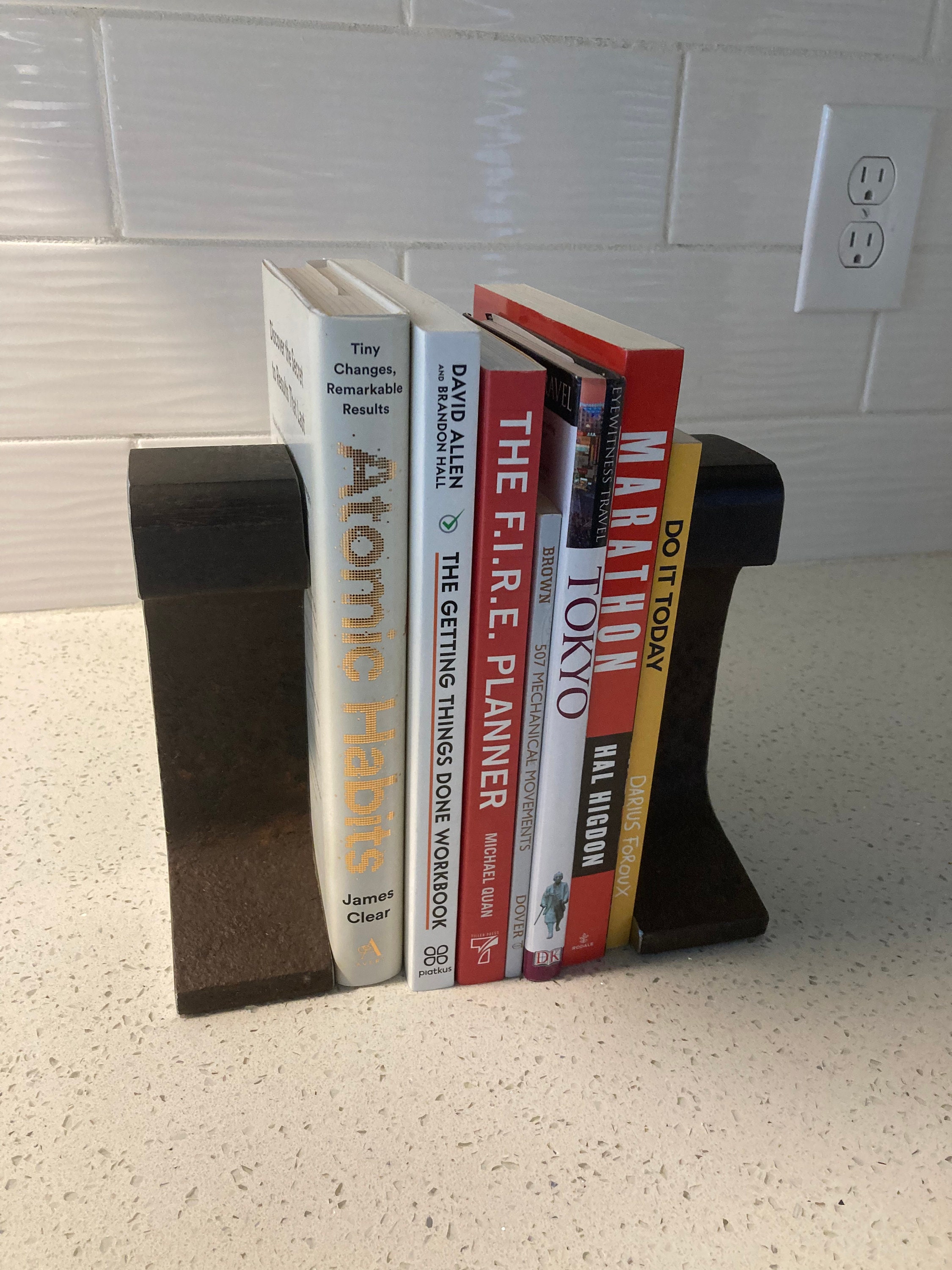 Railroad Track Bookends - Etsy