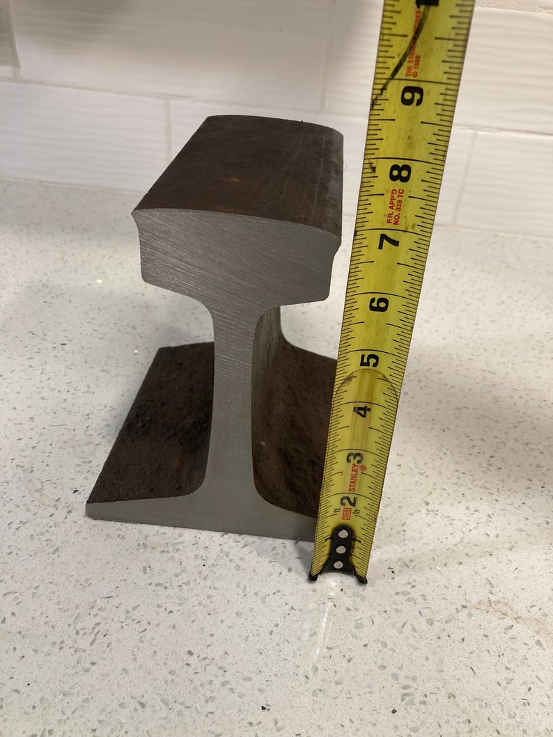 6" Long Railroad Track Section - Etsy