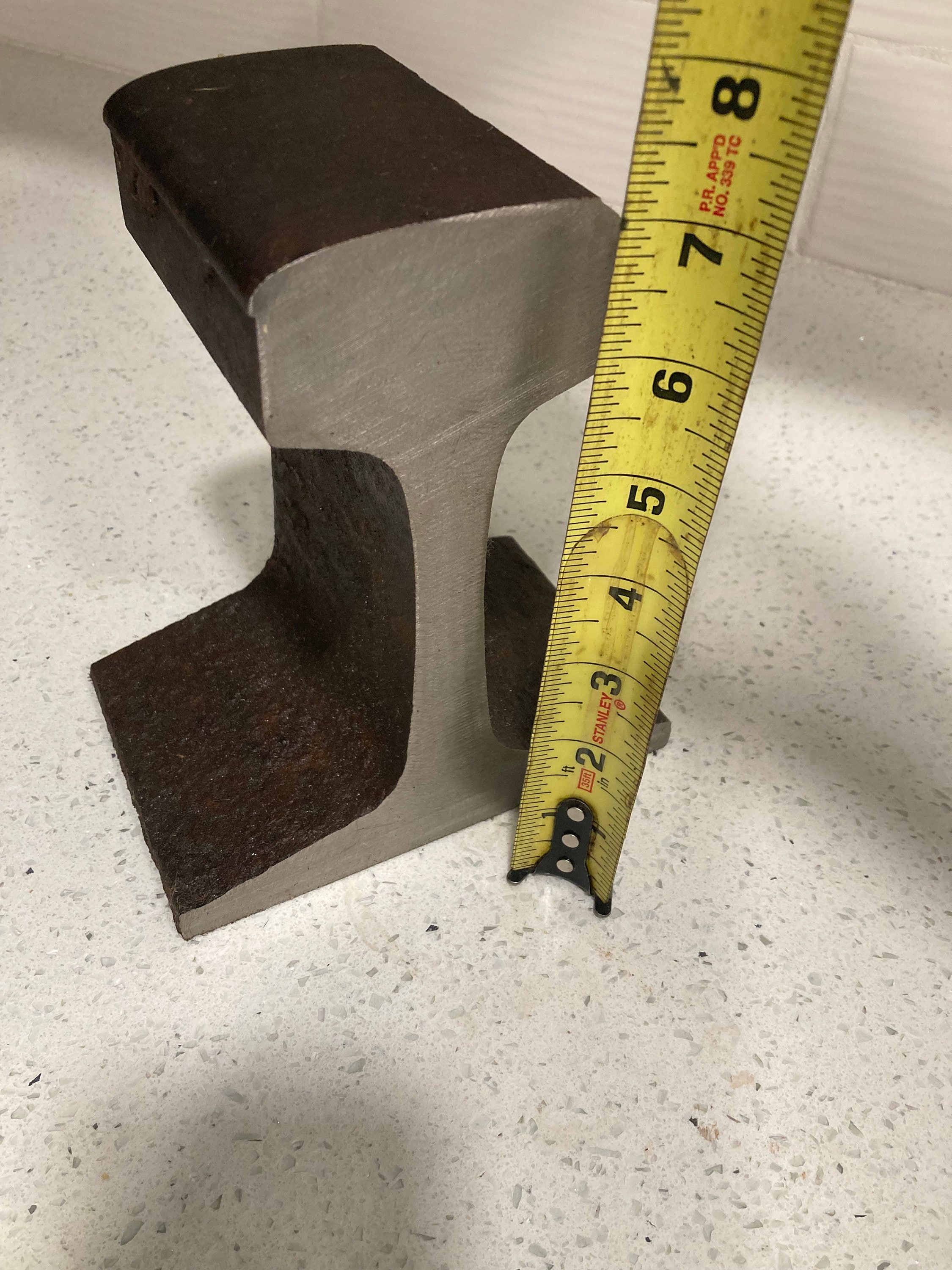 4" Long Railroad Track Section - Etsy